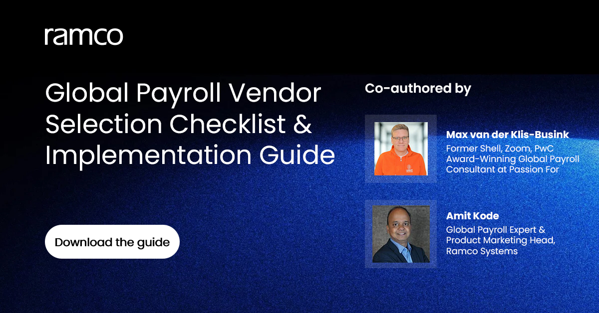 Global Payroll Vendor Selection Checklist | Ramco
